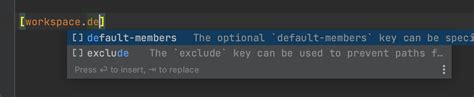 check toml schema features in cargo toml · issue 9421 · intellij rust