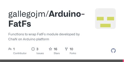 github gallegojm arduino fatfs functions to wrap fatfs module