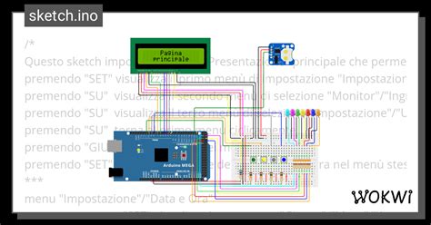 menu p2 ingressi digitali wokwi esp32 stm32 arduino simulator