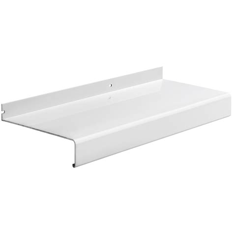 Außenfensterbank Soft 40 Aluminium Weiß Ral 9016 Lackiert 50 Mm