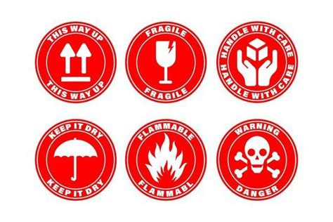 Fragile Sticker Vector Art Icons And Graphics For Free Download