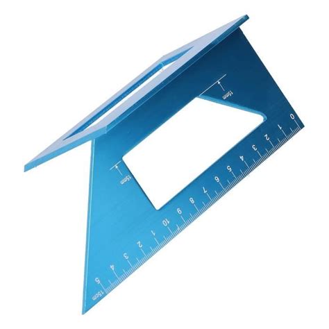 Règle d angle Silver Règle Droite Jauge à Onglets Multifonctionnelle