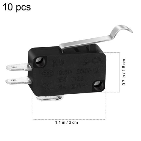 Stri Ukcoco 10 Pcs Limit Switch Waterproof Momentary Push Button Switch