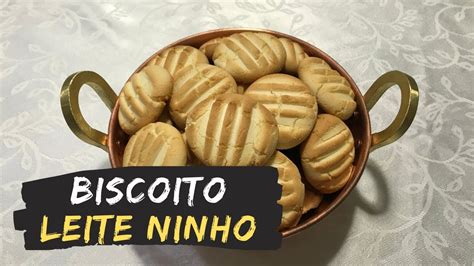 Biscoito de Leite Ninho Poucos Ingredientes e Muito Fácil de Fazer