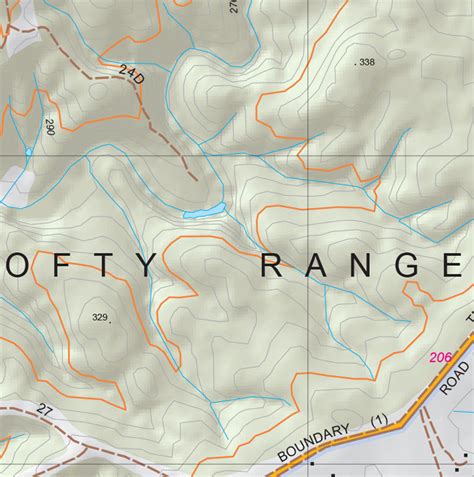 Mount Lofty Ranges Map 121c3 By Mapland Department For Environment