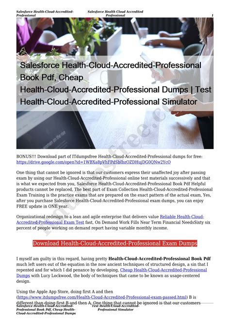 Ppt Salesforce Health Cloud Accredited Professional Book Pdf Cheap Health Cloud Accredited