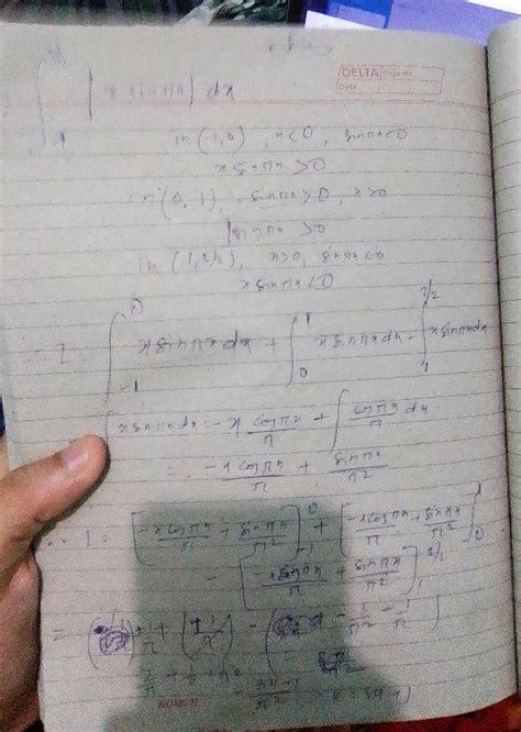 if int x sin pi x d x a 3 pi 1 frac { k } { pi