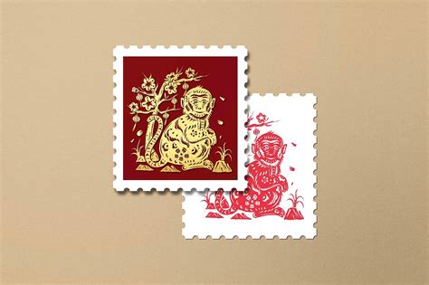 十二生肖剪纸风插画合集紫兔籽 站酷zcool