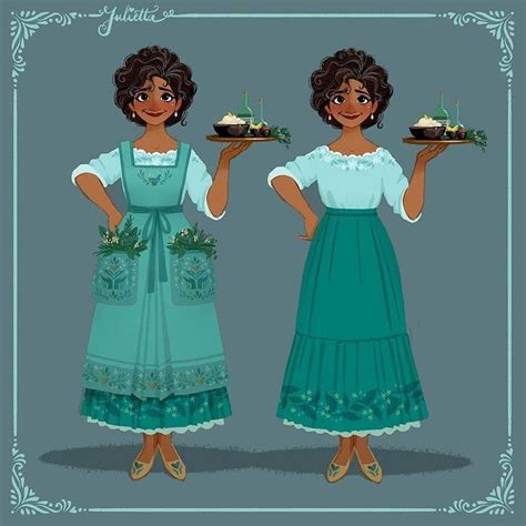 Julieta Encanto Art Disney Art Style Disney Concept Art Disney Art