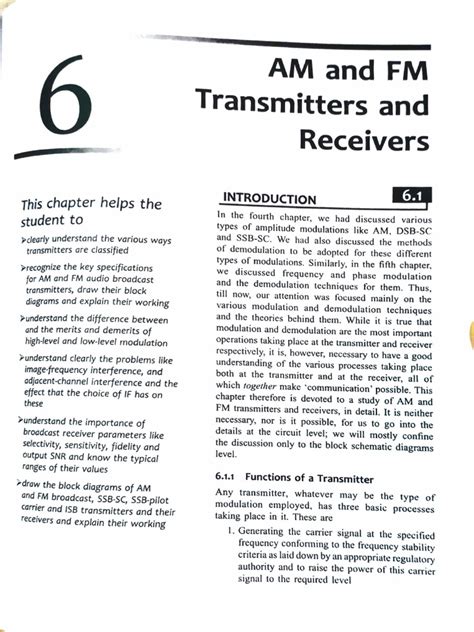 Am Fm Trans Receivers Pdf Frequency Modulation Transmitter