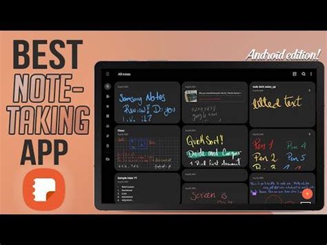 Samsung Notes Review Tab S6 The Most Complete Note Taking App