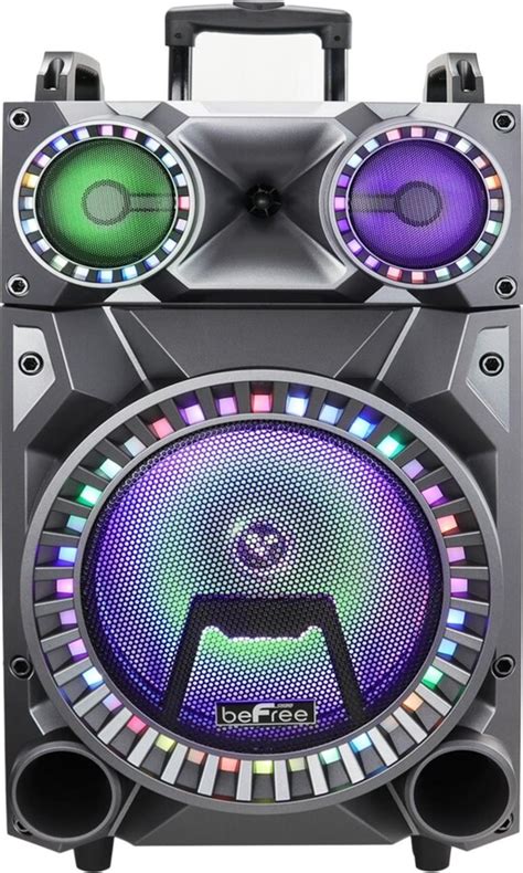 BeFree Sound Rechargeable 12 Inch Bluetooth Portable Party Speaker With