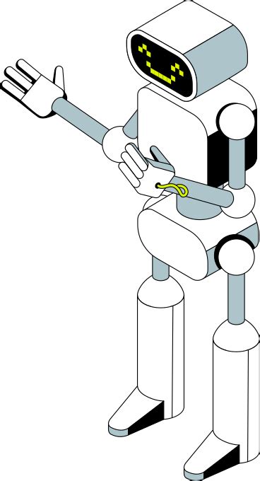 Financial Robo Assistant Helping A Man Png Svg