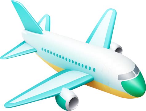 3d Airplane Icon For Transport And Travel On Vacation 21276810 Png