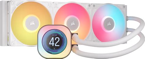 Corsair Icue Link H150i Lcd Liquid Cpu Cooler 360mm Aio Qx120 Rgb