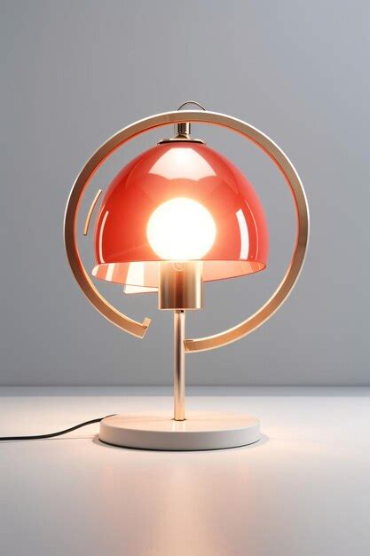 Premium Ai Image Modern Minimalist Table Lamp