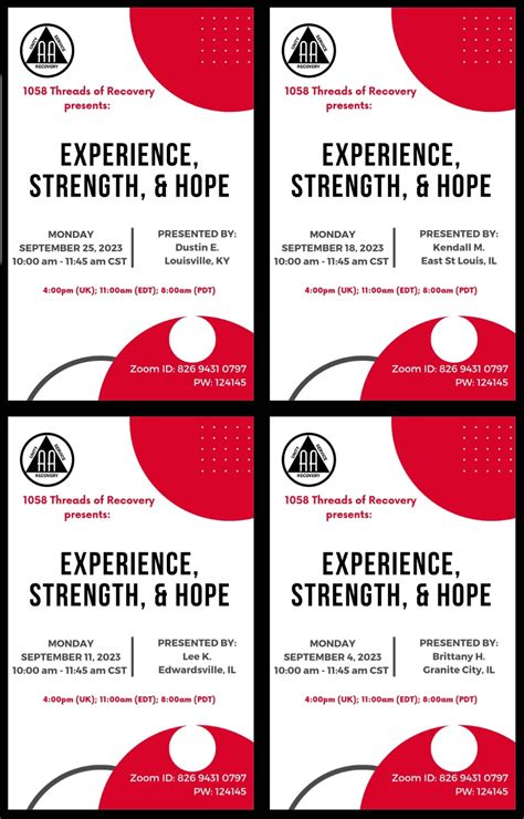 Dustin E Louisville Ky Experience Strength And Hope Recovery Tapers