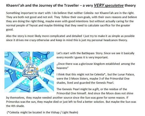 A Very Speculative Theory Genshinlore