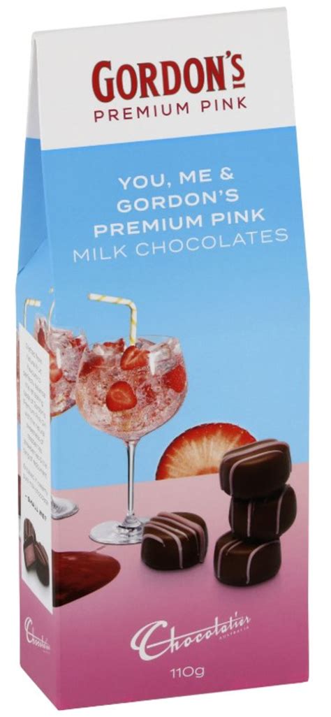 Gordons Pink Gin Chocolate By Chocolatier