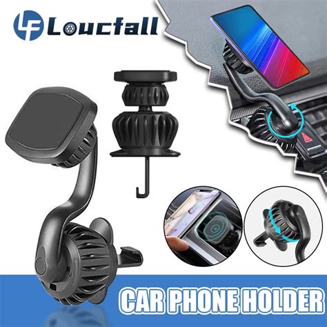 Support de téléphone magnétique pour voiture support de ventilation
