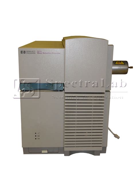 Hp 5973 Msd G1098a Mass Selective Detector Spectralab Scientific Inc