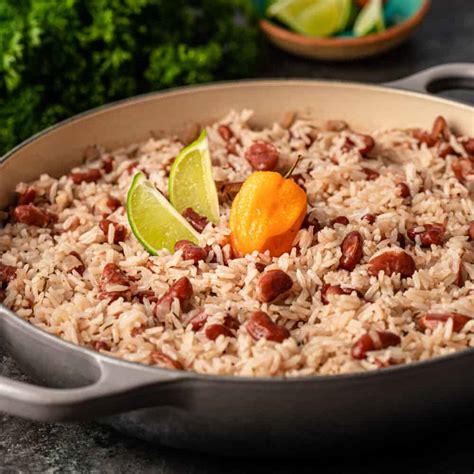 Jamaican Rice And Peas Beans And Rice Kevin Is Cooking