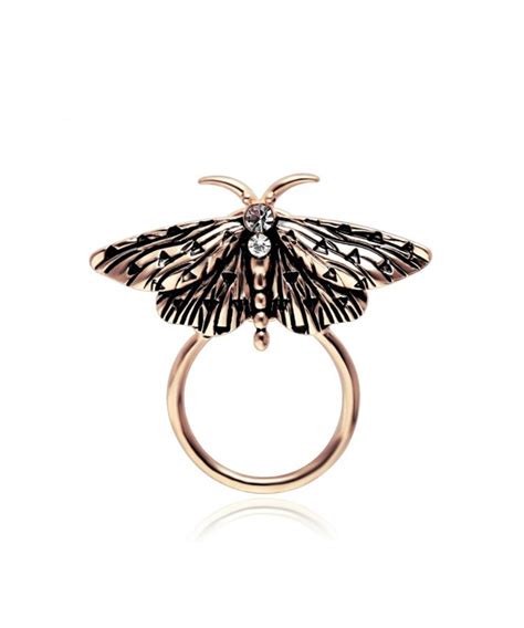 Retro Crystal Moth Magnetic Eyeglass Pin Brooch Glasses Spectacles