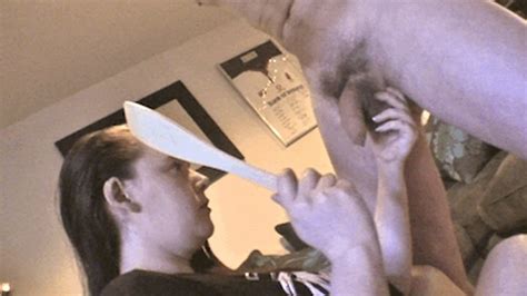 Brutal Cbt With Wooden Spoon With Slave Fag7 Small Version Miss