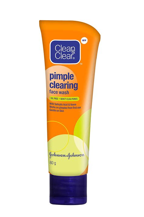 Johnson Johnson Clean Clear Pimple Clearing Face Wash G Amazon
