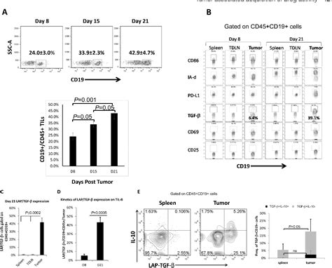 Figure 4 from Mammary tumor educated B cells acquire LAP TGF β and PD