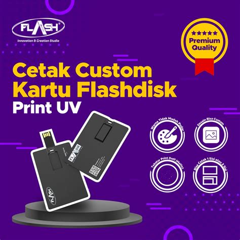 Jual Cetak Custom Kartu Flashdisk Shopee Indonesia