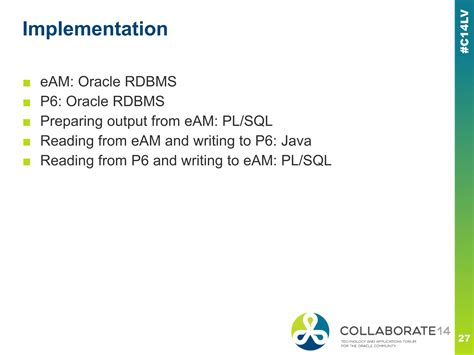 Integration Of Primavera P6 Eppm With Oracle E Business Suite Oracle Primavera P6 Collaborate