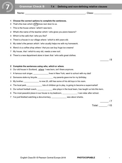 Ecb1 Tests Grammar Check 74b New2018 Pdf