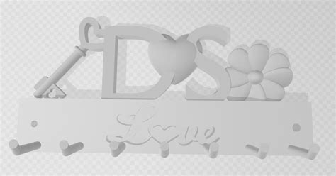 Key Holder Stl 3d Model By Coppertopgirl On Thangs