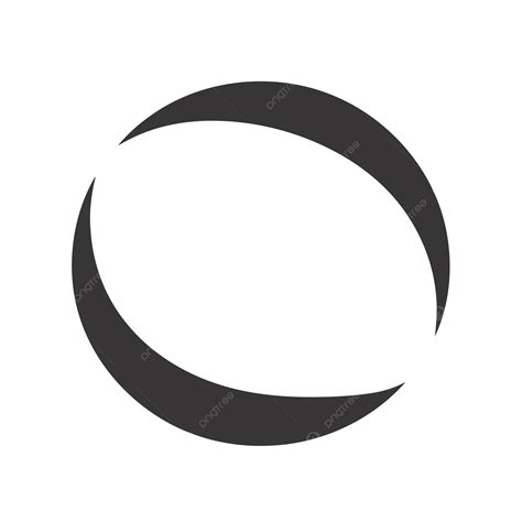 Simple Black Circle Inside Of A White Background Vector A Simplistic