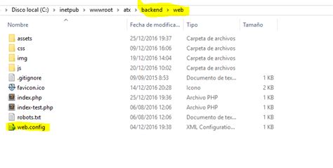 Iis 8 Yii2 An Internal Server Error Occurred In Iis 85 Stack Overflow