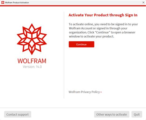 Wolfram Support Quick Answers How Do I Activate My Wolfram Product By