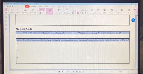 Solved LipidsAssignment On Organic Chemistry Complete The Chegg