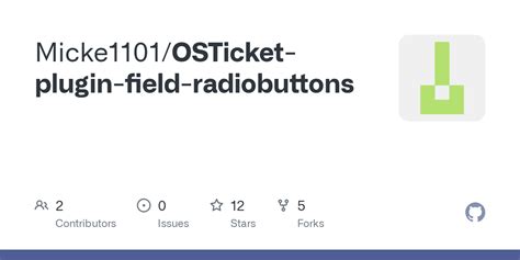 Github Micke1101osticket Plugin Field Radiobuttons