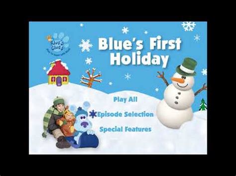 Blues Clues Blues First Holiday Dvd Menu Walkthrough Youtube