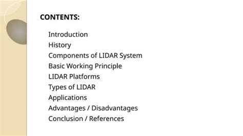 Lidarfinalppt 171111172427 2pptx Lidar Uses And Applications Ppt