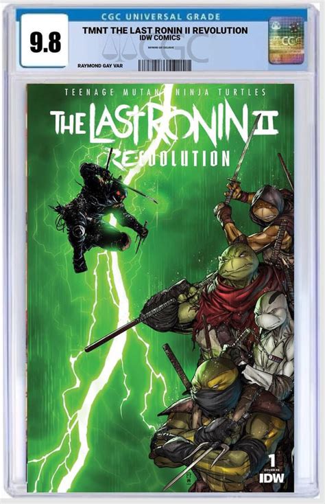 Tmnt Last Ronin Re Evolution 1 Raymond Gay Trade Cgc 98 Furycomix