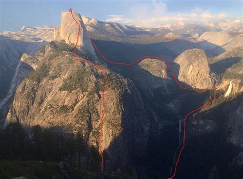 Dean Potter Rebaja El Récord De Ascenso Y Descenso Al Half Dome De