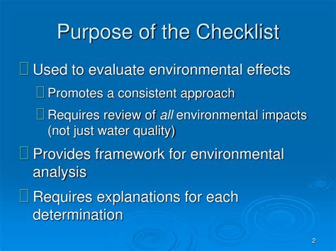 Ppt Completing The Ceqa Checklist Powerpoint Presentation Free