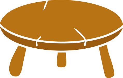 Hand Drawn Cartoon Doodle Of A Wooden Stool 39907365 Png