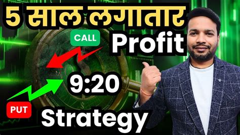 Options Trading Strategy For Consistent Profit Algotest Backtest