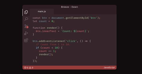 Breeze Theme By Leymora Vs Code Themes