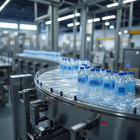 آب بطری شده در کارخانه های مدرن