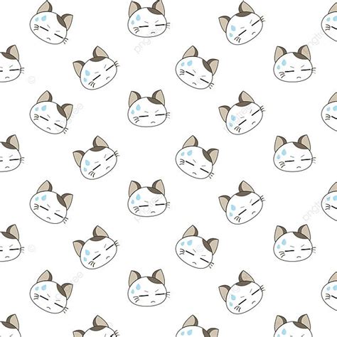 Cute Cartoon Cats Pattern Paper Beautiful Design Vector Paper