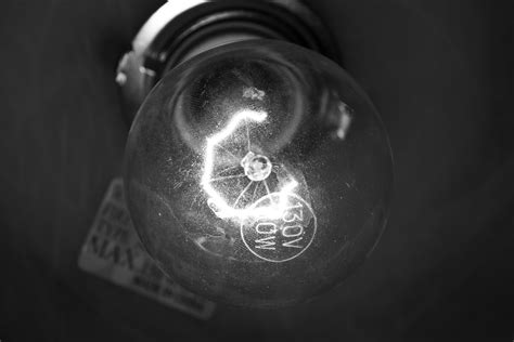 Macro Bright Number Studio Shot Power Supply Light Bulb Idea